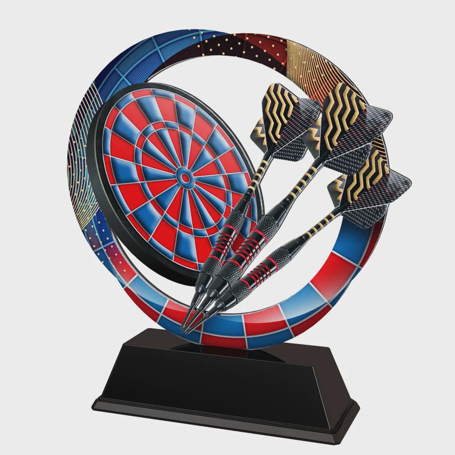 Onyx Stainless Steel Darts Trophy |FREE ENGRAVING+DELIVERY| - Etsy