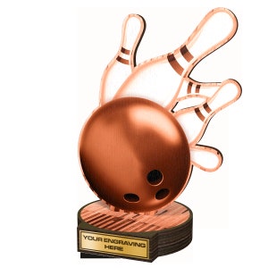 Trophy Monster Bowling Wood Plaques Trophy Awards " Eco Friendly " - Etsy