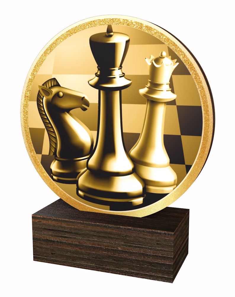 Real Wood Chess Trophy | and Delivery | | Bulk Discounts Available ...