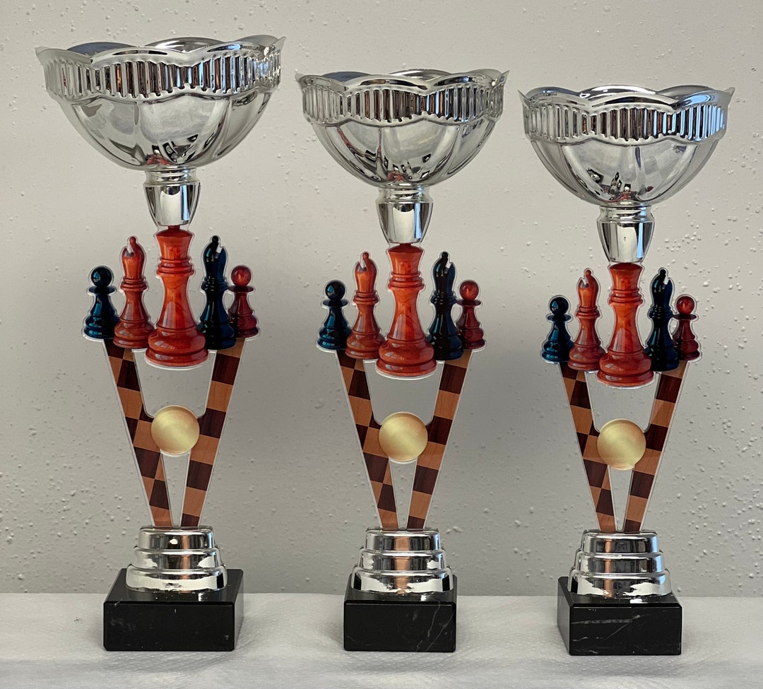 Trophy Monster Large Acrylic Double Printed Trophy Cup Chess Award ...