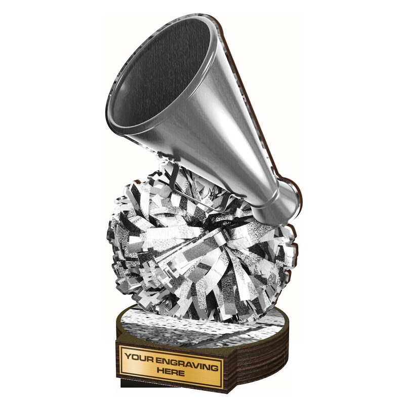 Trophy Monster Cheerleader Cheerleading Wood Plaques Trophy | Etsy