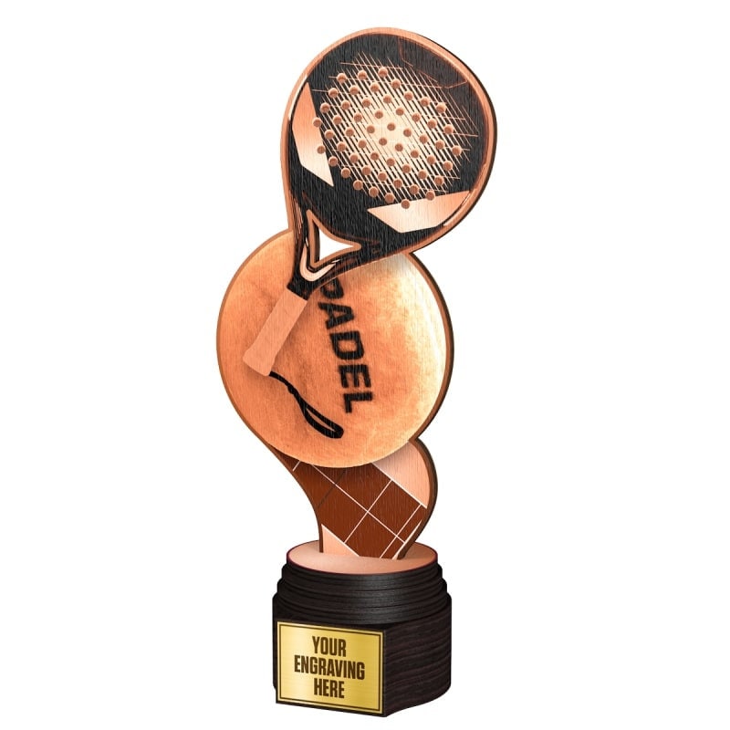 Padel Tennis Real Wood Eco Friendly Trophy Awards - Etsy