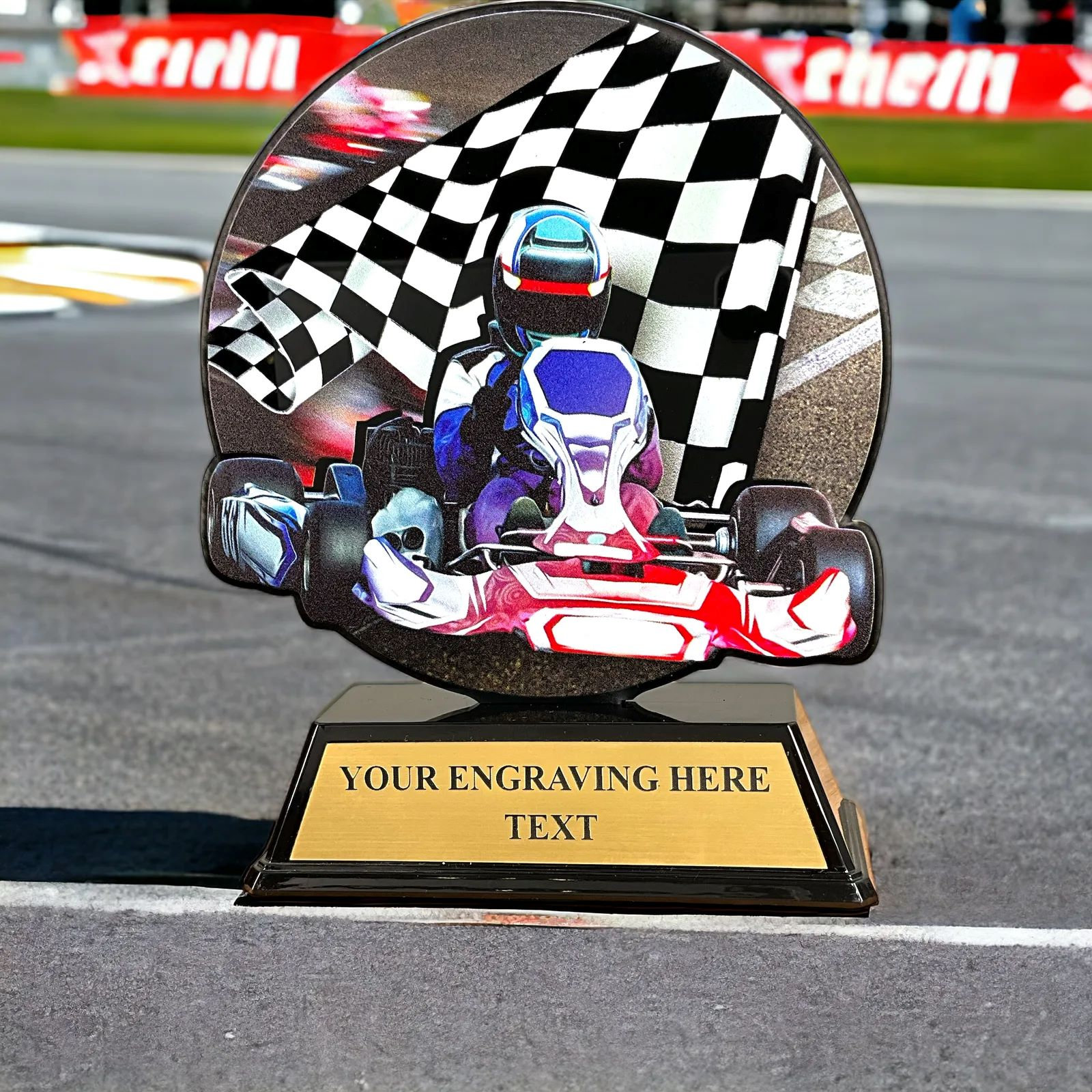 Trophy Monster Black Acrylic Trophy Go Kart Award for Club, School ...