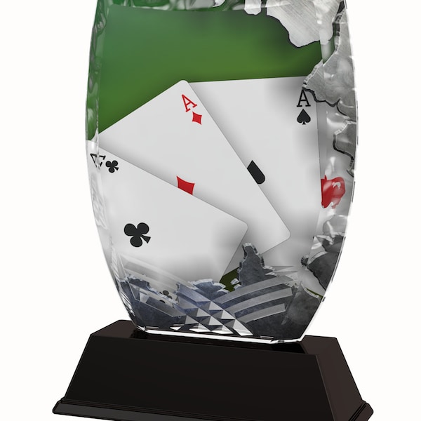 Poker Trophy - Etsy