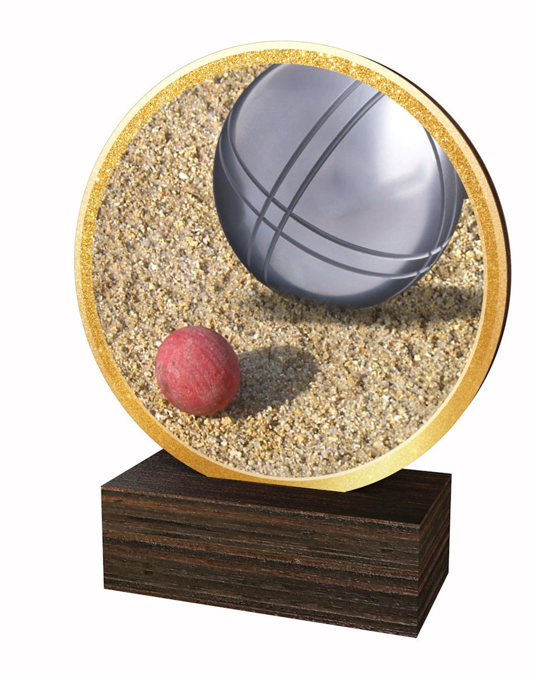 Trophy Monster Real Wood Petanque Trophy | ECO Friendly Made From 4-ply ...