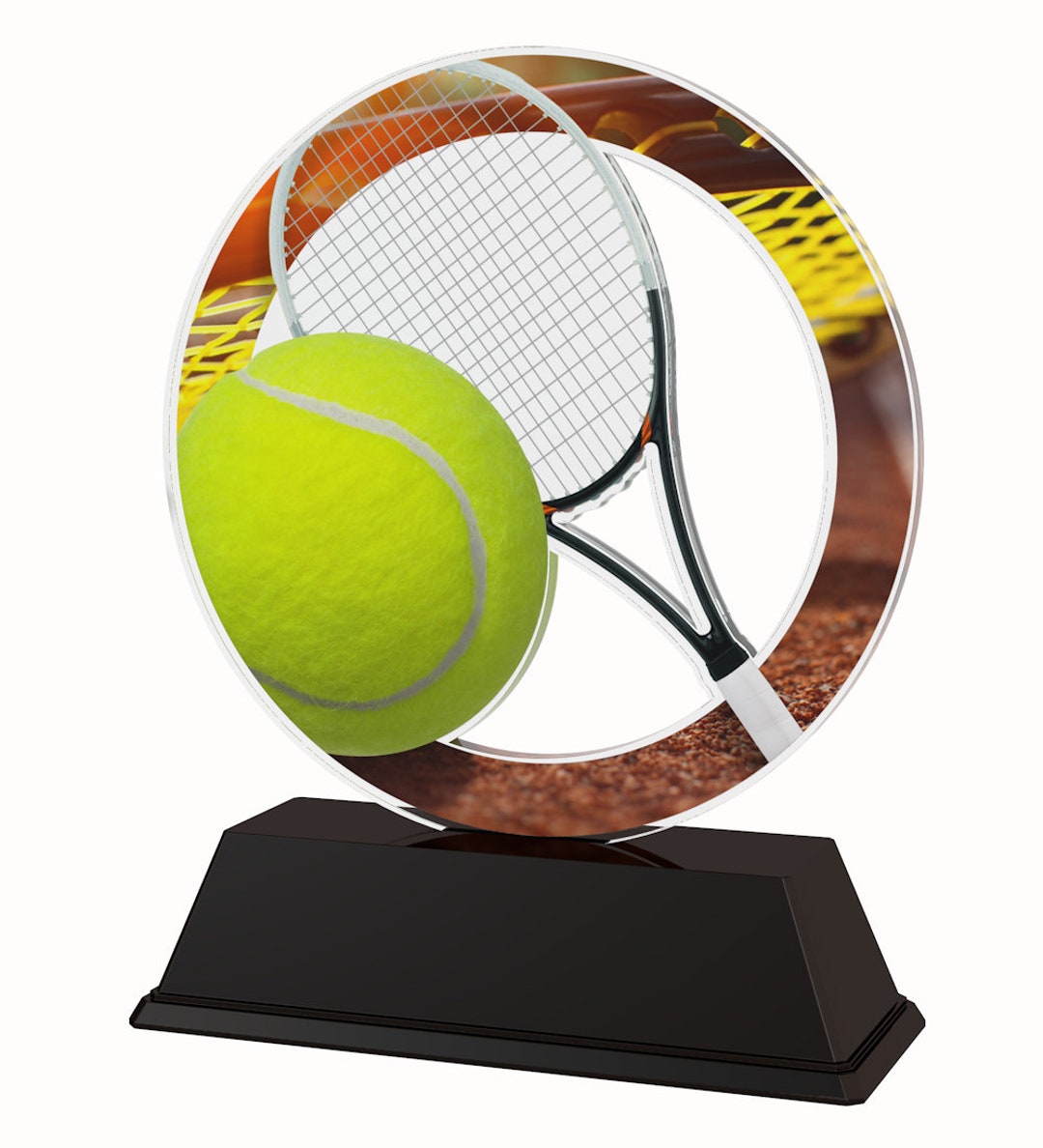 Trophy Monster Tennis Full Color Printed 5/32" Thick Trophy Stunning ...