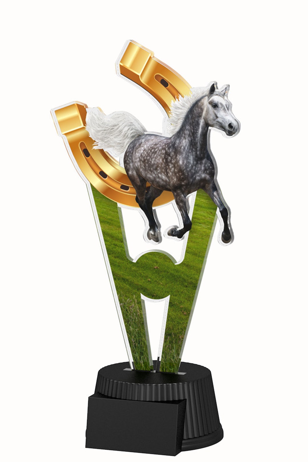 Trophy Monster Equestrian Full Color Printed 1/8" Thick Trophy Stunning ...