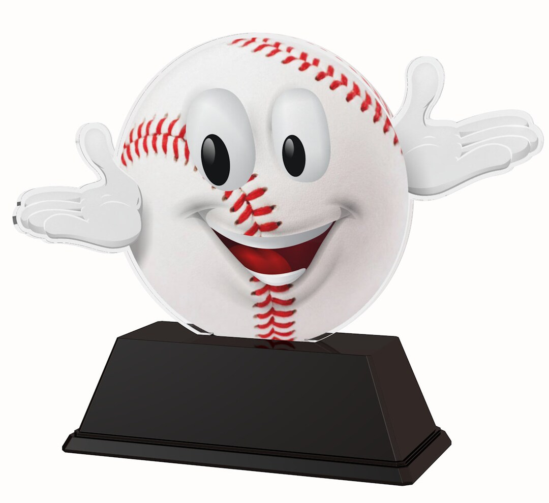 Trophy Monster Baseball Full Color Printed 5/32" Thick Trophy Stunning ...