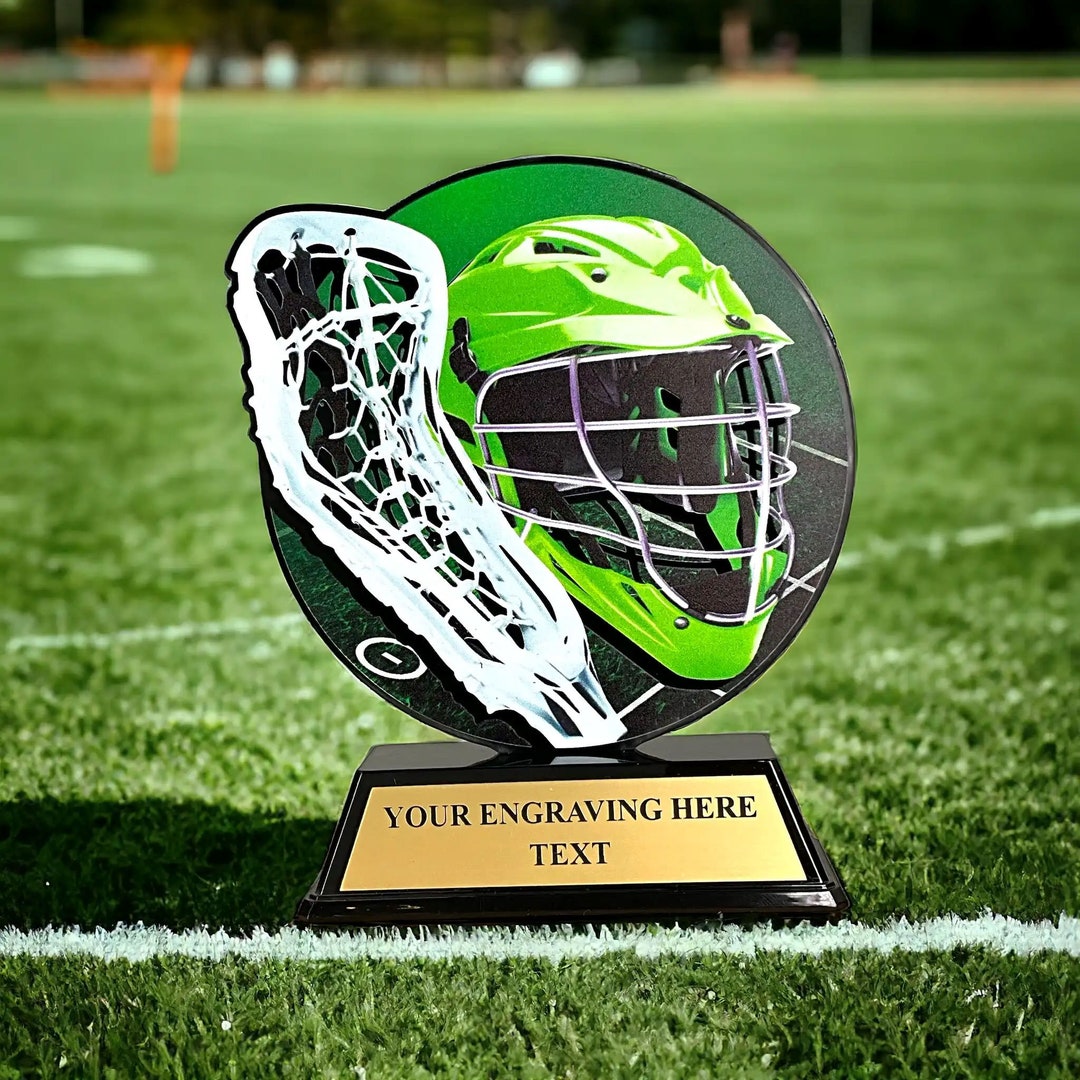 Trophy Monster Black Acrylic Trophy Lacrosse Award | for Club, School ...