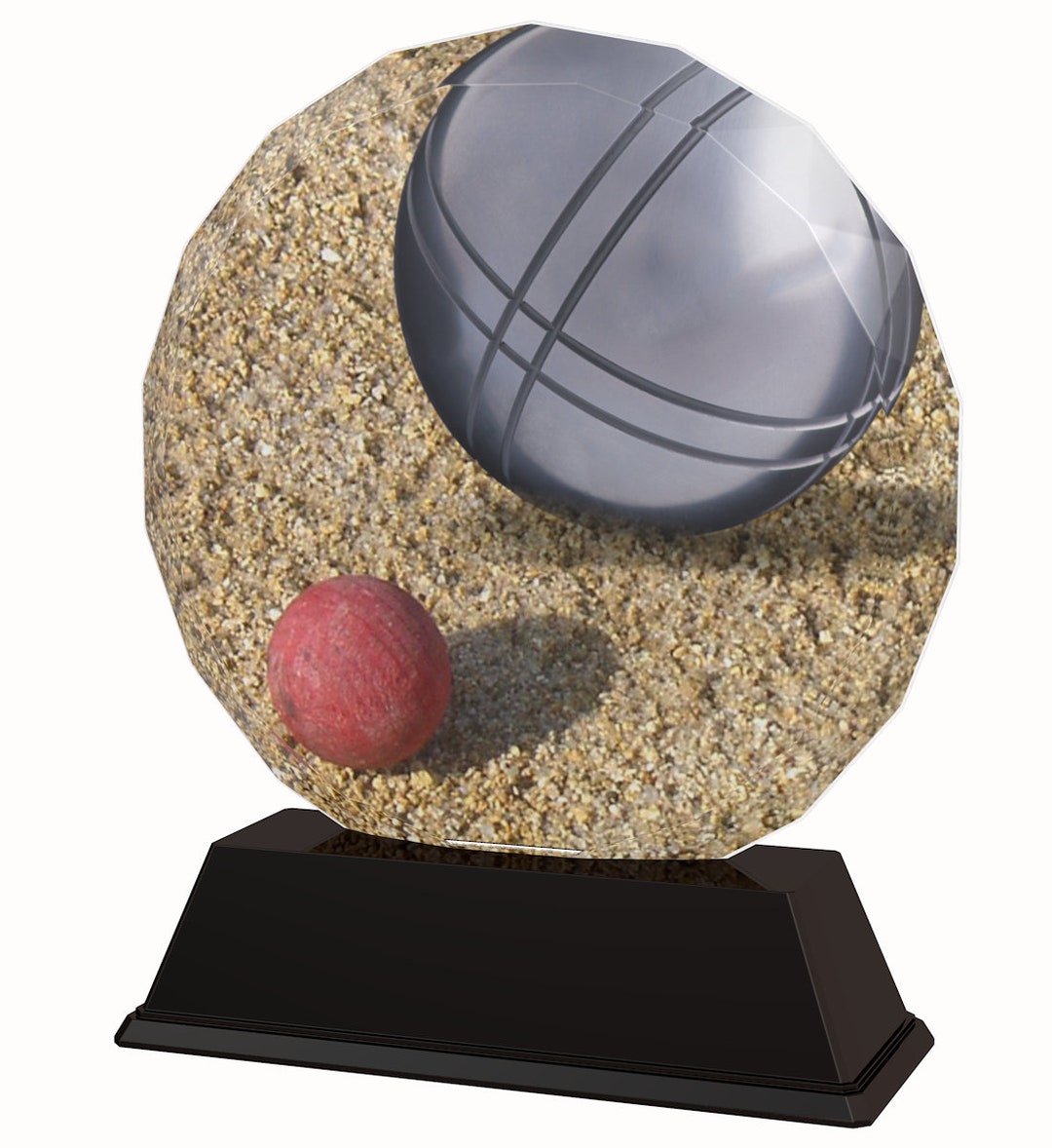 Petanque Full Color Printed Trophy Stunning Award | Free Engraving - Etsy