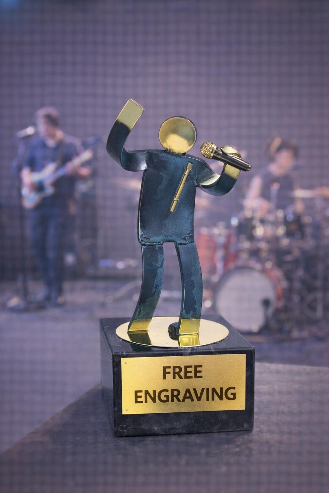 Singing Handmade Luxury Metal Trophy | Bulk Discounts Available |free ...