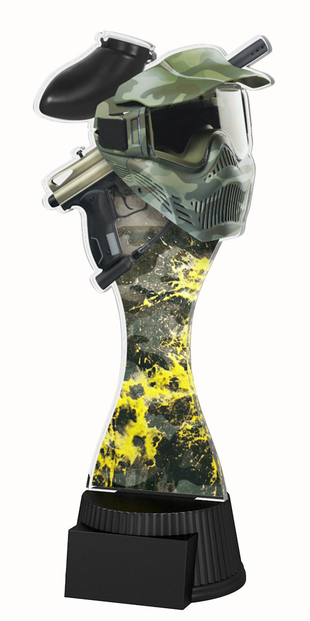 Trophy Monster Paintball Full Color Double Printed 1/8" Thick Trophy ...