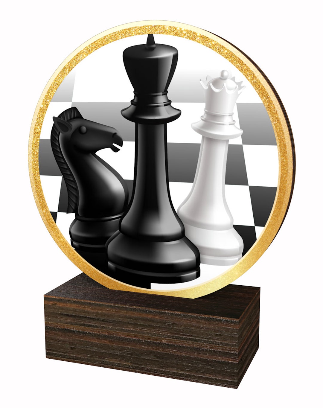 Real Wood Chess Trophy | and Delivery | | Bulk Discounts Available ...