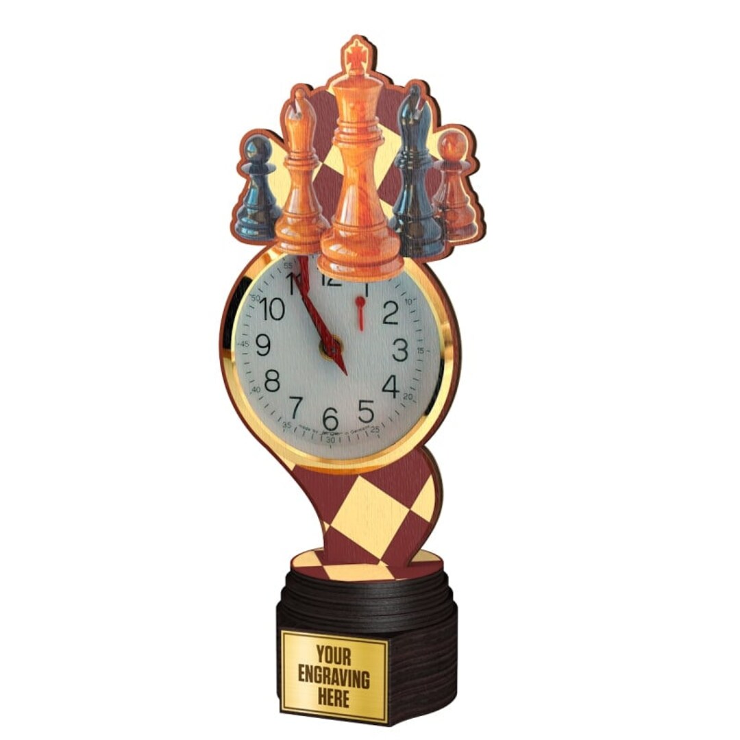 Trophy Monster Chess Real Wood Eco Friendly Trophy Awards - Etsy