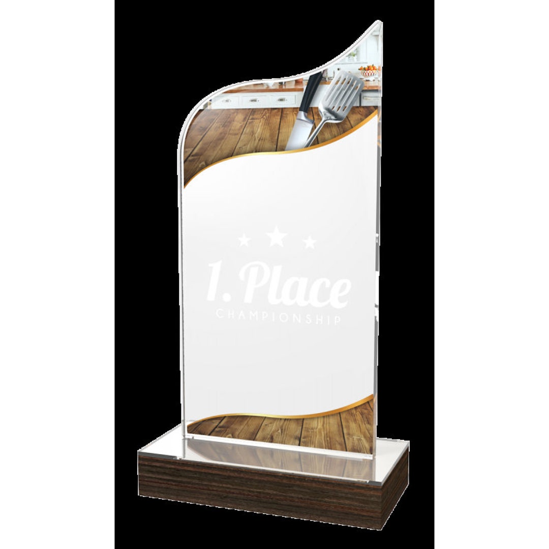 Cooking Acrylic and Wood Stunning Award Trophy - Etsy
