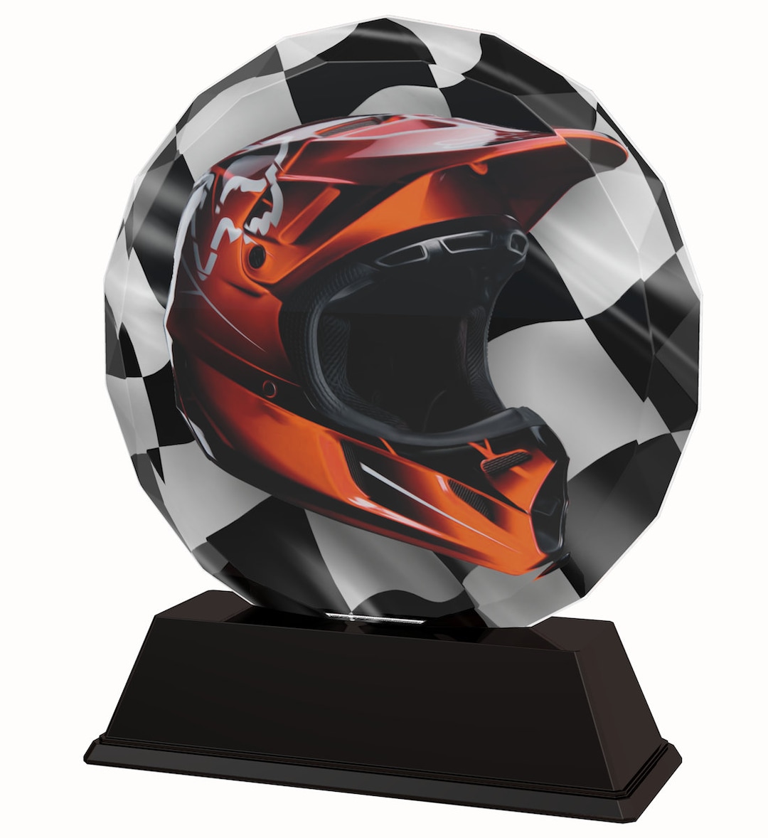 Motocross Racing Full Color Printed Trophy Stunning Award | Free ...