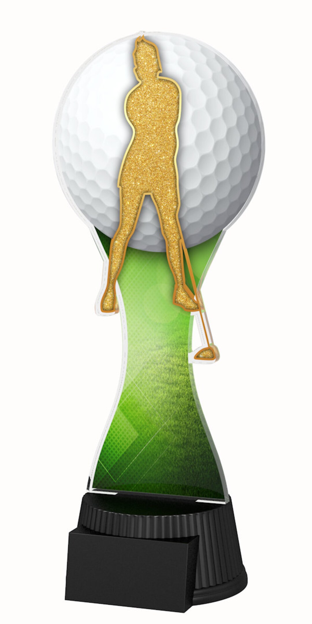 Trophy Monster Golf Gold, Silver or Bronze Double Printed 1/8" Thick ...