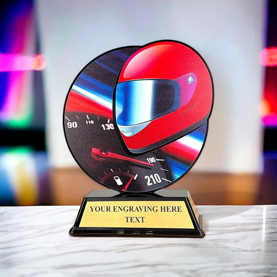 Trophy Monster Black Acrylic Trophy Motorsport Award | for Club, School ...