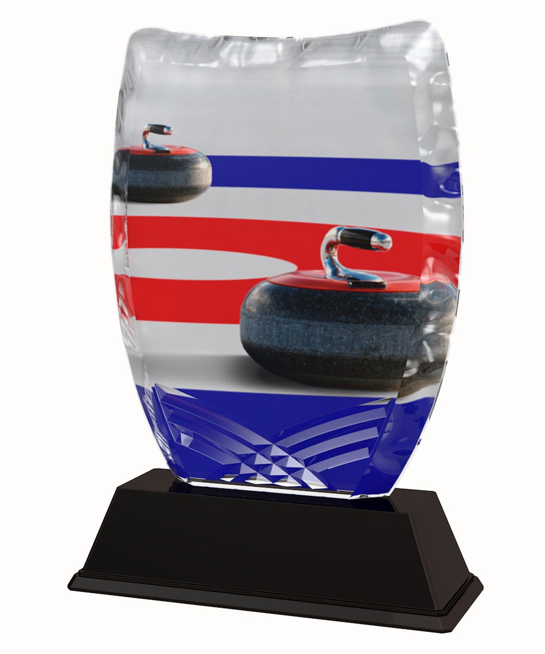Trophy Monster Curling Full Color Printed 5/16" Thick Trophy Stunning ...