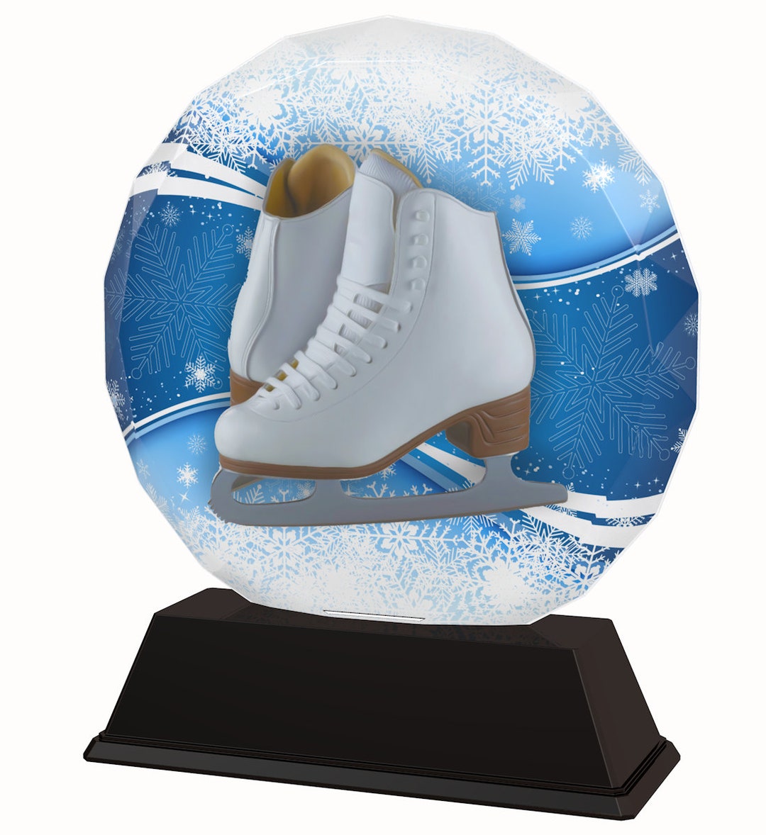 Trophy Monster Ice Skating Full Color Printed 5/16" Thick Trophy ...