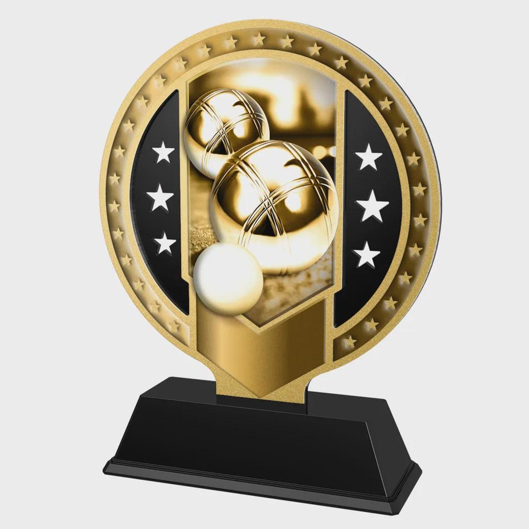 Sentinel Stainless Steel Petanque Trophy | Engraved Award - Etsy