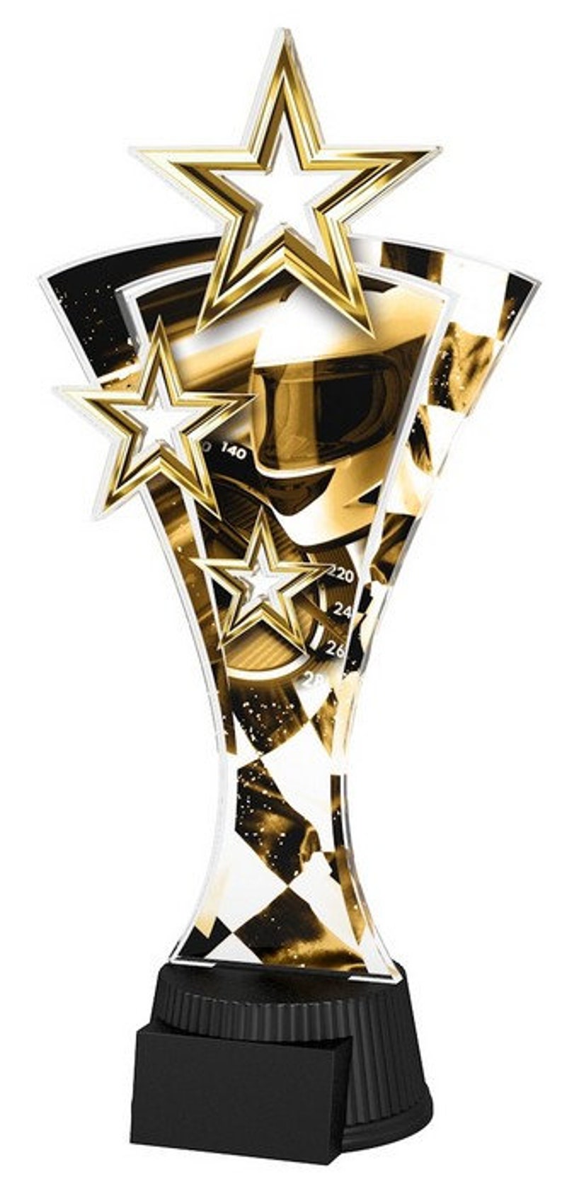 Trophy Monster Motorsport Racing Full Color Resin and Red - Etsy