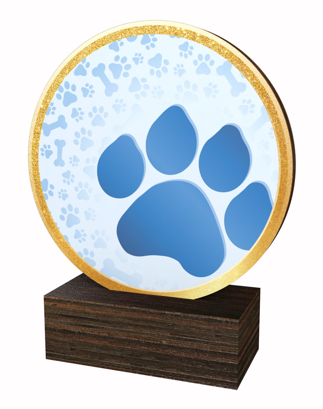 Trophy Monster Real Wood Dog Paw Trophy | ECO Friendly Made From 4-ply ...