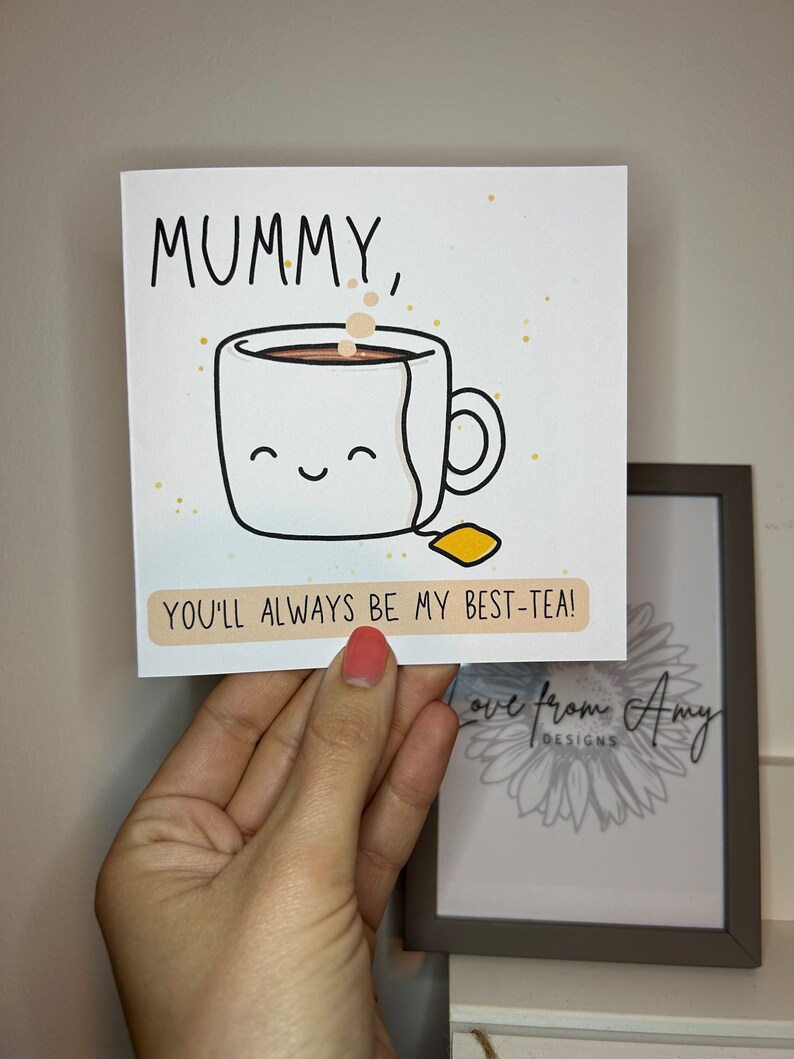 You'll Always Be My Best-tea Mother's Day Card - Etsy