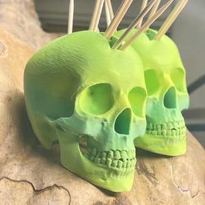 Punk Skull Toothpick Holders 3D Printed Gothic Decor Set of 2 - Etsy