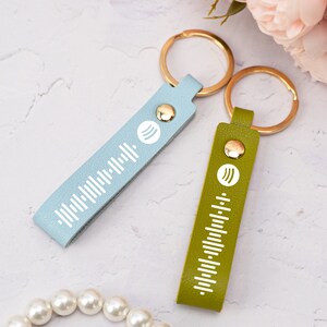 Personalized Scannable Spotify Code Keyring,custom Song Keychain, Music ...