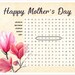 DIY Mother's Day Word Search | Gift for Mom | Printable & Customizable ...