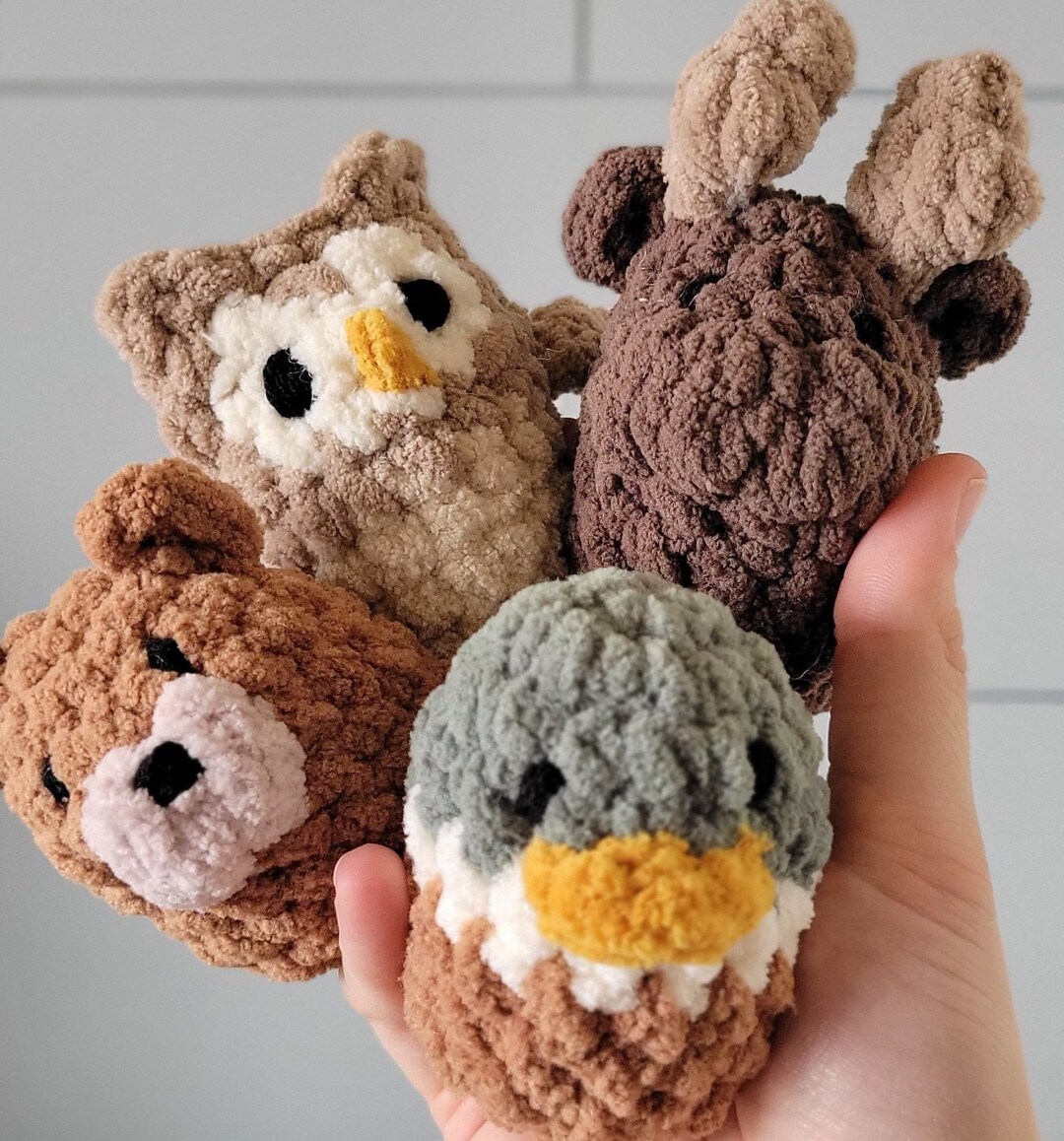 Woodland Pocket Pets Crochet Pattern Download - Etsy