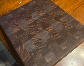 Ash, Black Walnut Honey Comb End Grain Cutting Board - Etsy