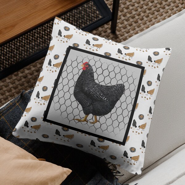 Chicken Throw Pillow - Etsy