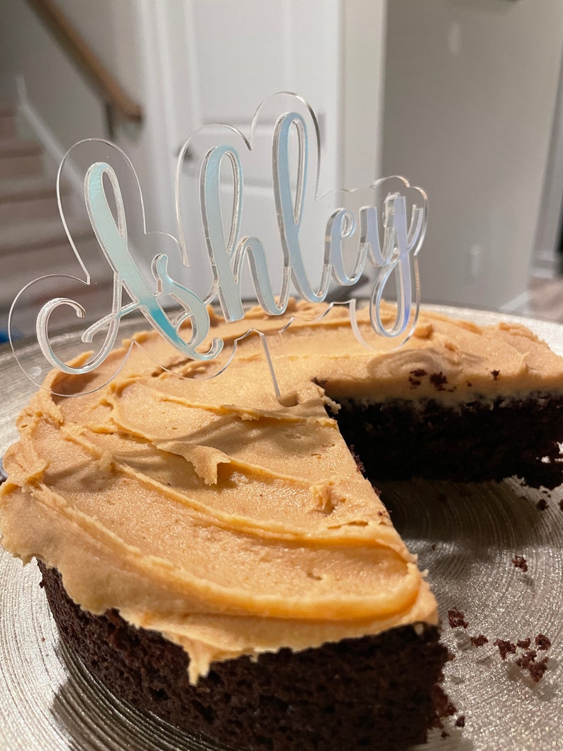 Ashley Cake Topper Birthday SVG Digital Download - Etsy