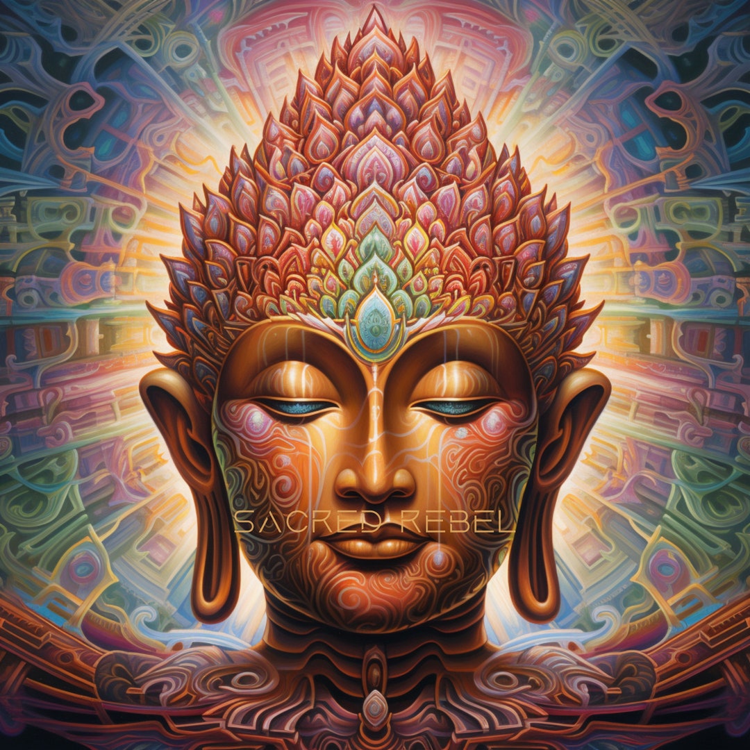 Celestial Buddha PNG Enlightenment Buddha SVG Spiritual Buddhist ...