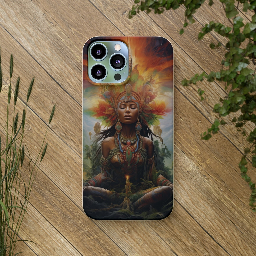 Eco-friendly Biodegradable Ayahuasca Art Phone Case Psychedelic Aya ...