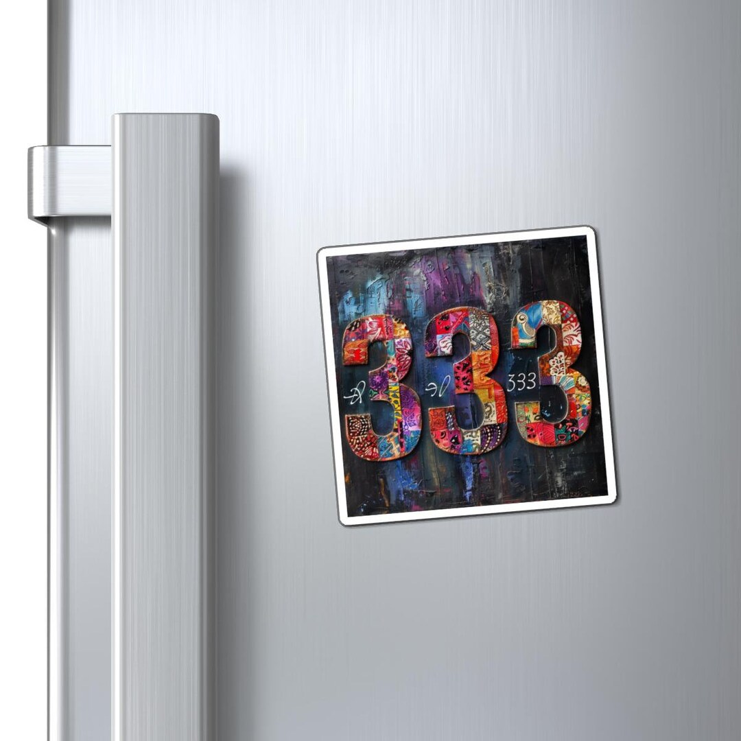 333 Divine Timing Magnet for Home Decor Kitchen Daily Reminder ...
