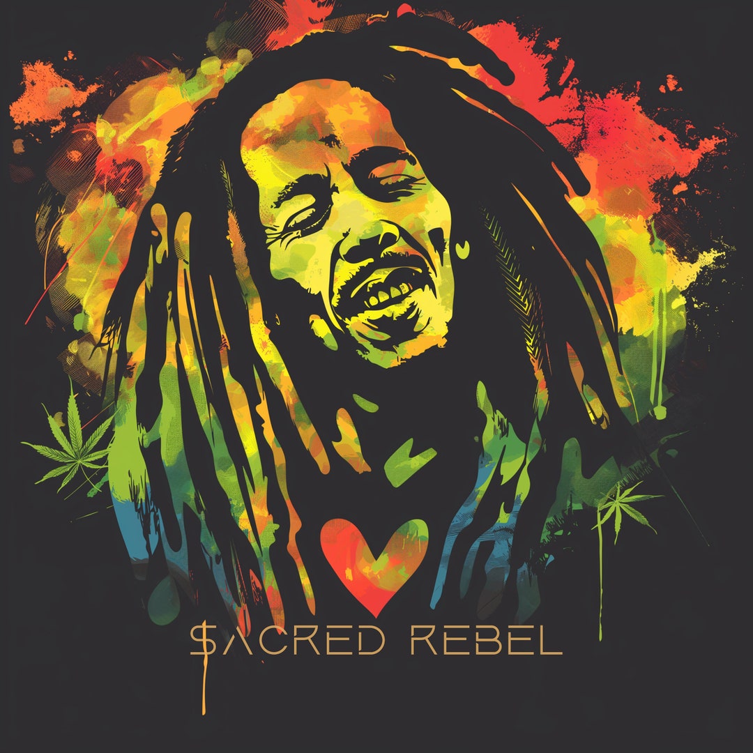 Bob Marley One Love Rasta PNG One Love Bob Marley Reggae SVG ...