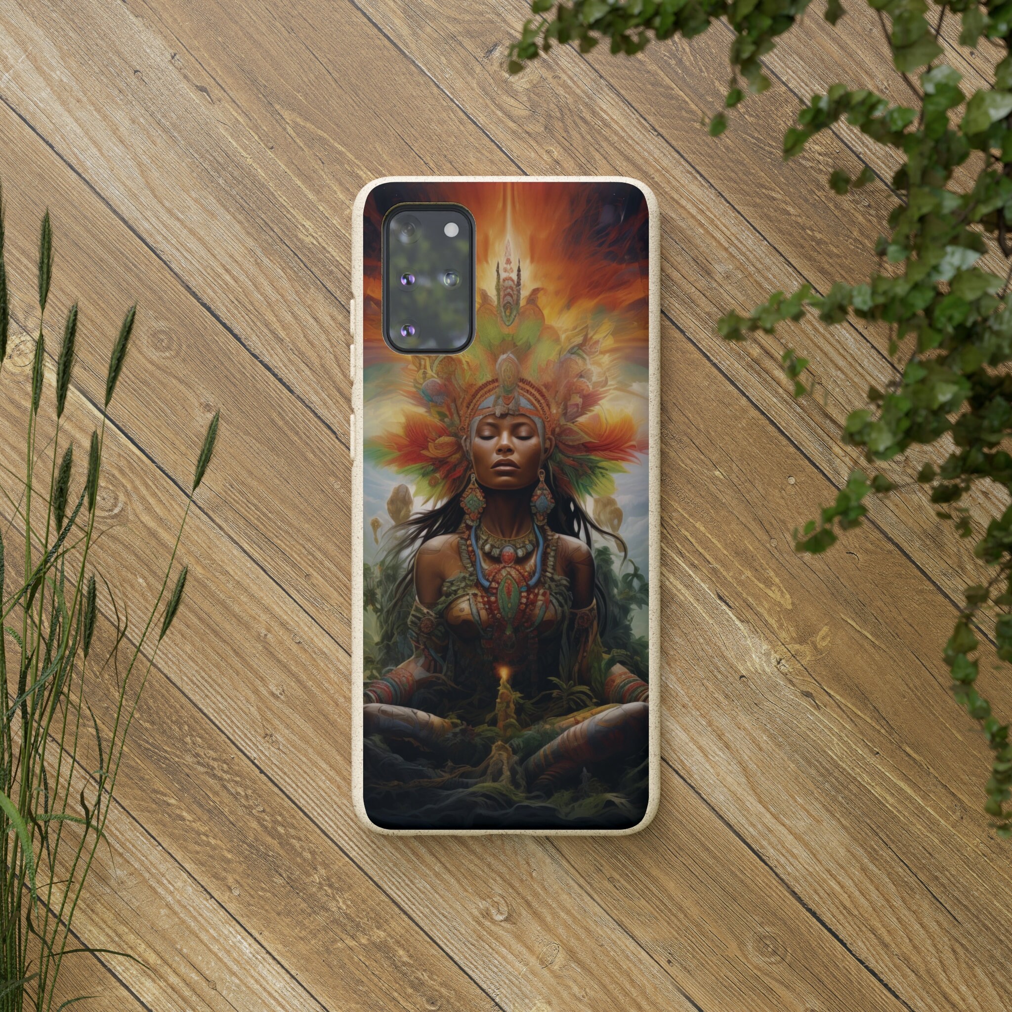 Eco-friendly Biodegradable Ayahuasca Art Phone Case Psychedelic Aya ...
