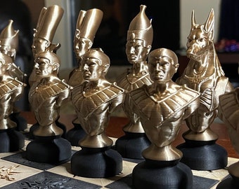 3D Printed Chess Set 32 Piece Set Kyiv Ukrainian Inspired Design - Etsy