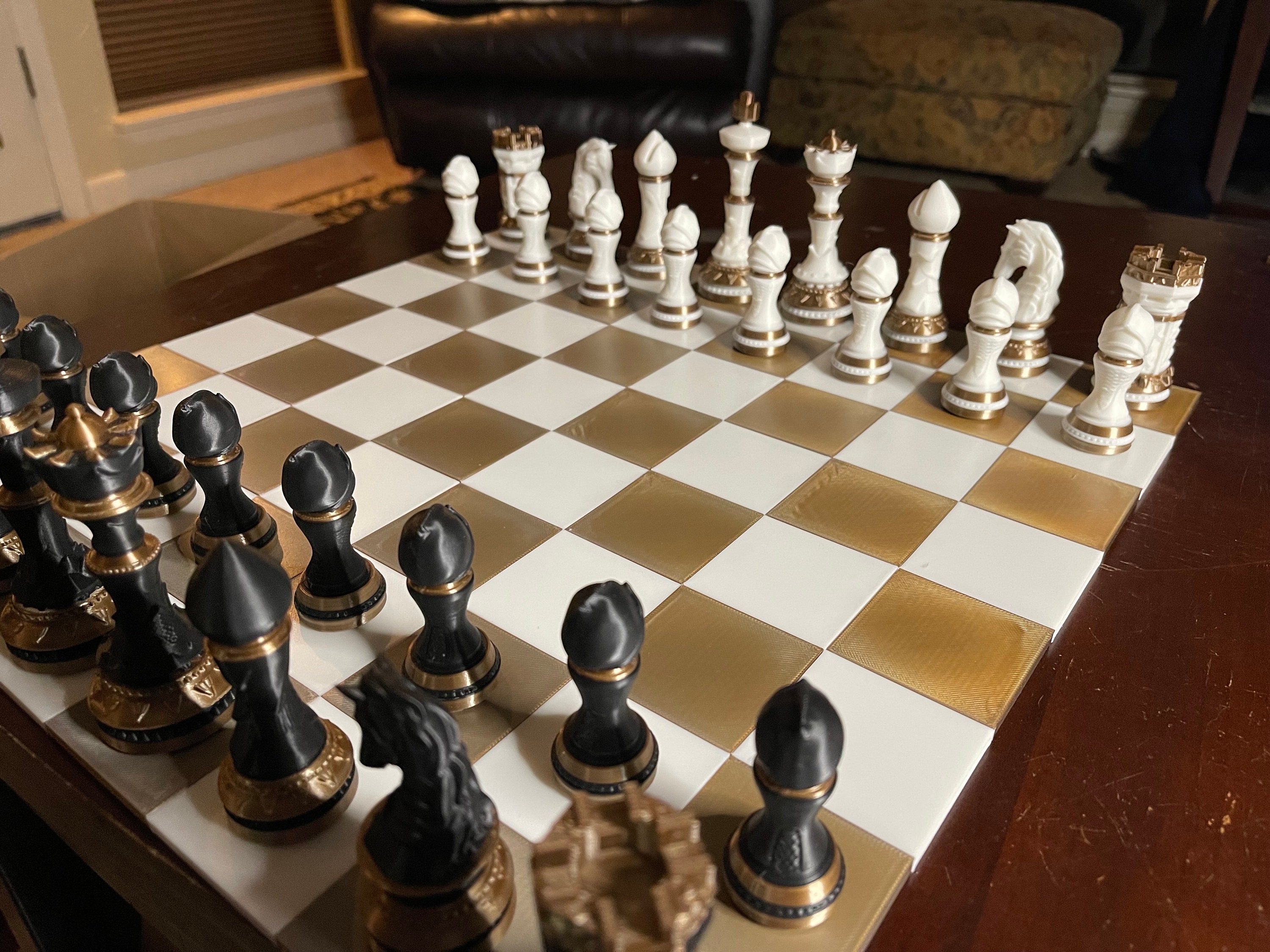 Special Edition Royal Chess Set - 32 Piece Set - Etsy