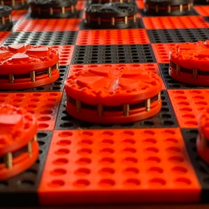 Checkers Set - 3D Printed 24 Piece Set for Your Board. - Etsy