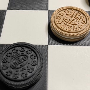 Checkers Set - 3D Printed 24 Piece Set for Your Board. - Etsy