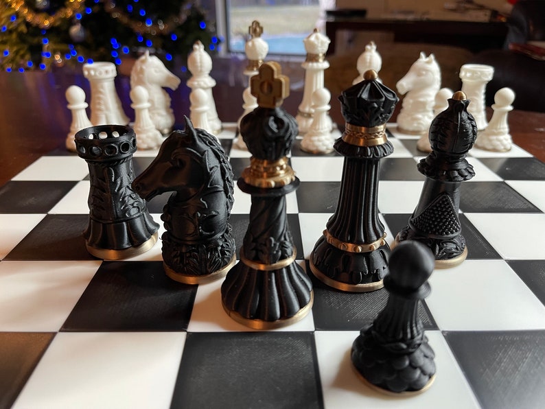 3D Printed Classic Chess Set - 32 Piece Set - Etsy