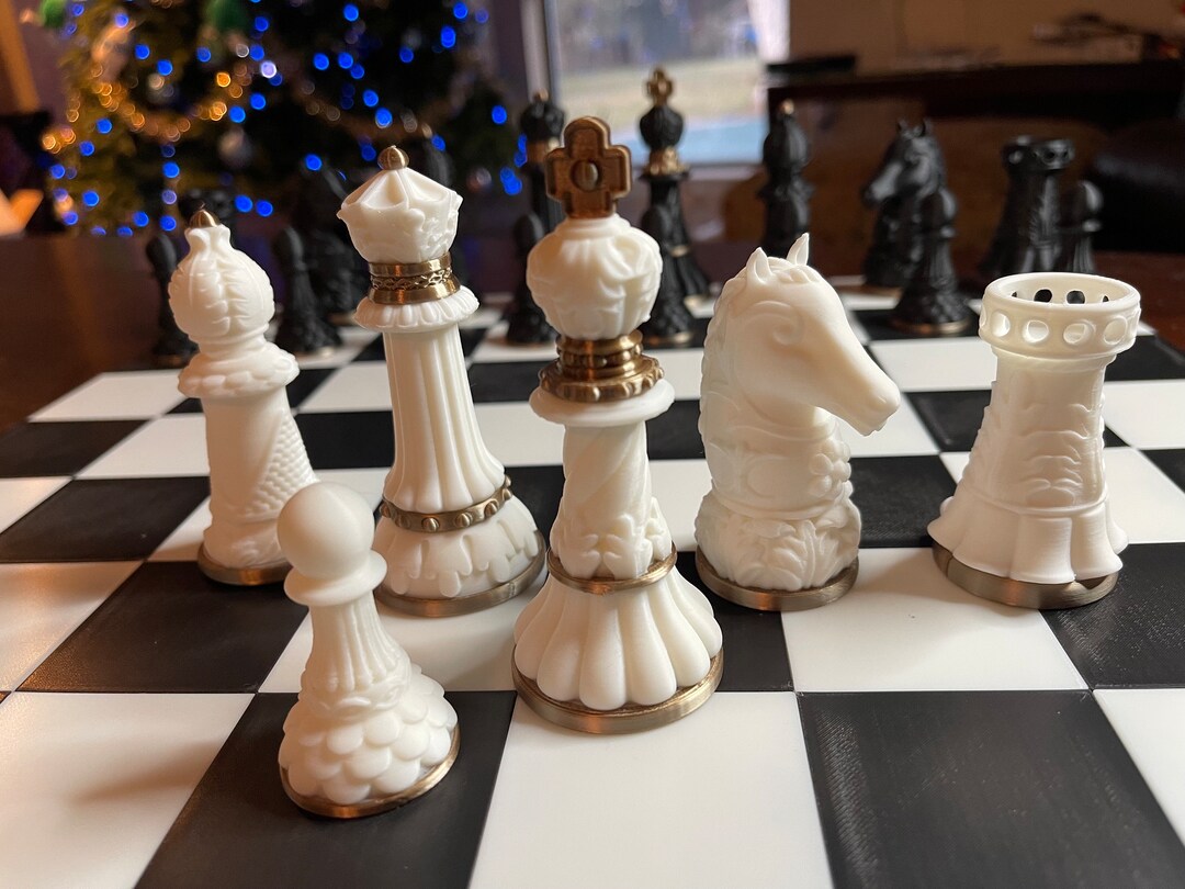3D Printed Classic Chess Set - 32 Piece Set - Etsy