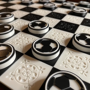 Checkers Set - 3D Printed 24 Piece Set for Your Board. - Etsy