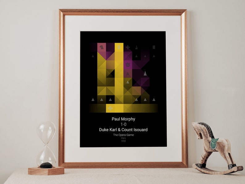 The Opera Game Morphy Vs Duke Karl & Count Isouard 1858 Art Print - Etsy