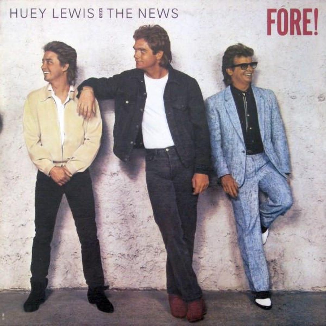 Huey Lewis and the News Fore! Vinyl Record LP Album Rock EXCELLENT - Etsy