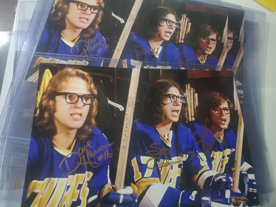 Hanson Brothers Slapshot Autographed, 8 by 12 Photo - Etsy